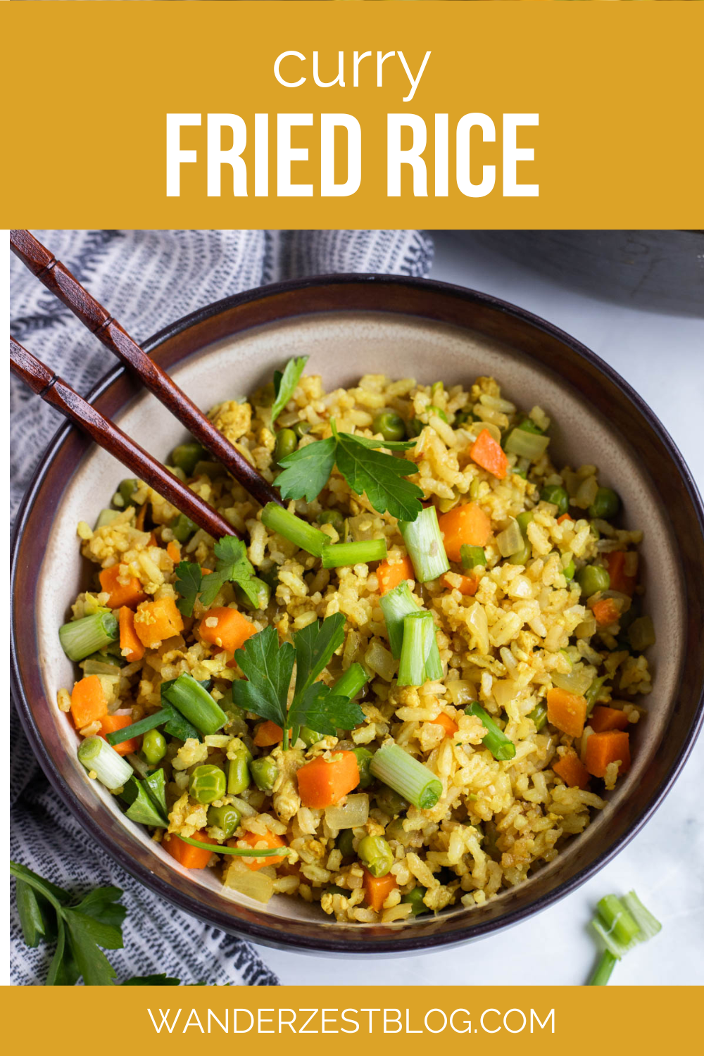Curry Fried Rice Recipe | Wanderzest