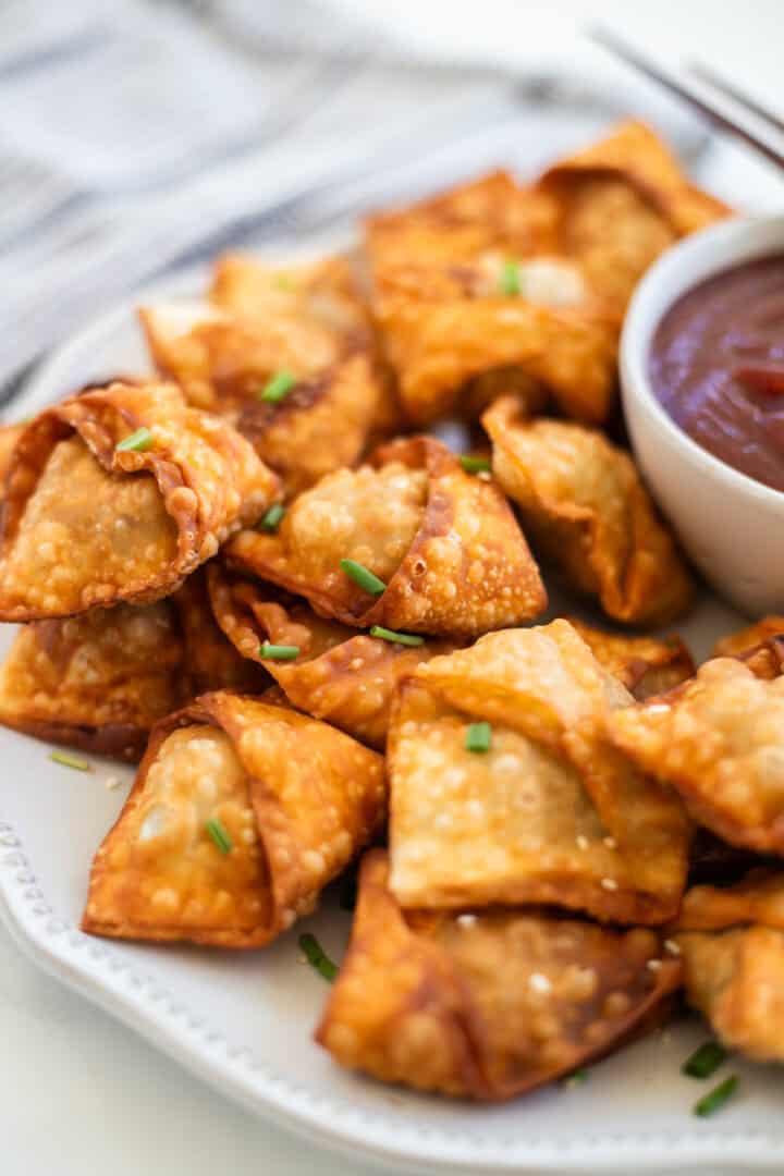 Crispy Fried Beef Wontons Recipe | Wanderzest